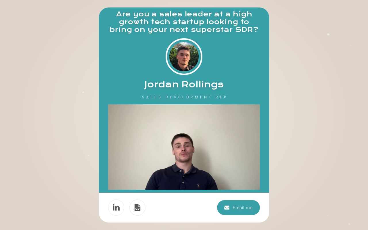 Jordan Rollings SDR
